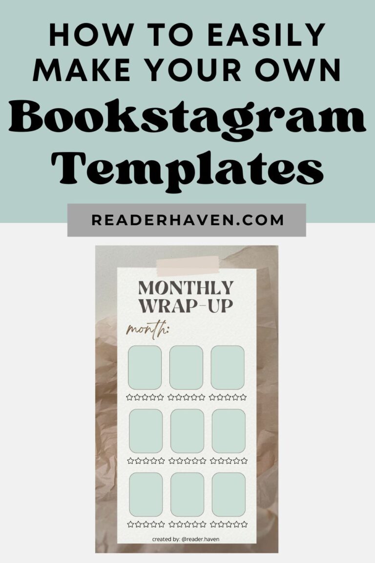 How to Make Your Own Bookstagram Templates in Canva (Easy!) | Reader Haven